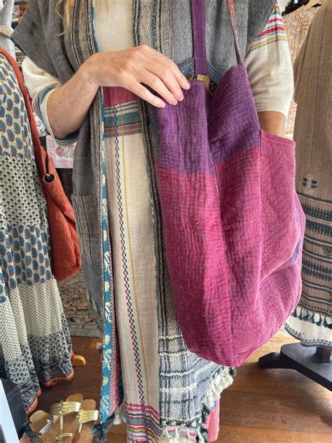Vintage Kantha Tote Amethyst
