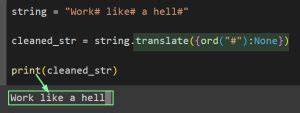 Python Remove Multiple Characters From String