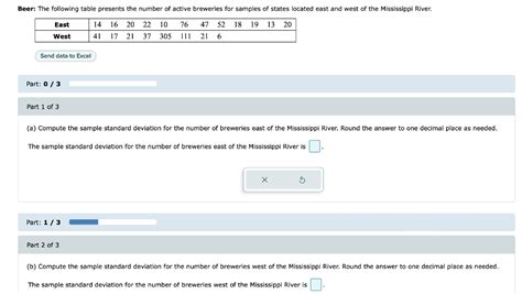 Solved A Compute The Sample Standard Deviation For The