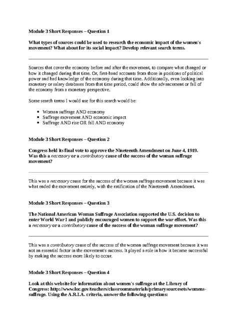 Module 3 Assignment Module 3 Short Responses Question 1 What Types Of Sources Could Be Used