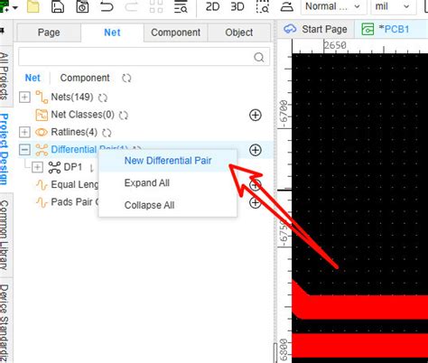 Differential Pair Routing Easyeda Pro User Guide
