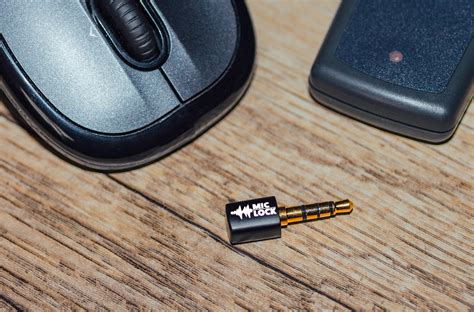 Mic Lock® 3 5mm Single Ended Microphone Blocker Black Mic Lock