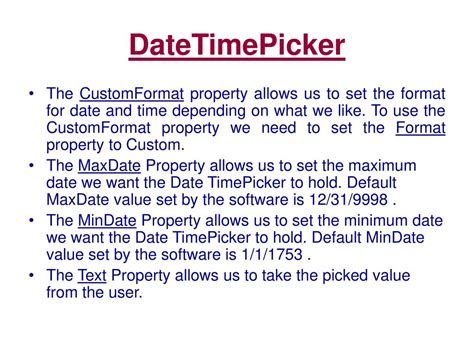 Date Timepicker Month Calendar Ppt Download