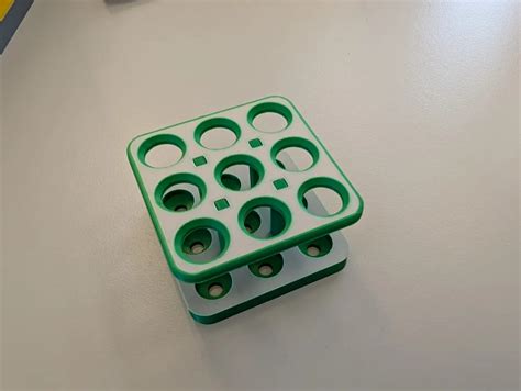 Eppendorf Tube Holder 3x3 Free 3d Print Model Makerworld