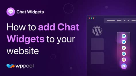 how to add a chat widget to your website wppool