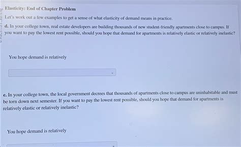 solved elasticity end of chapter problemlet s work out a