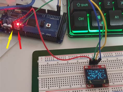 I Have Weird Looking Dots On The Oled Screen Please Help Rarduino