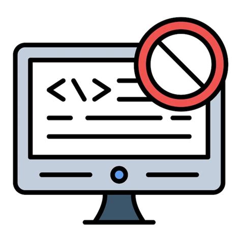 Premium Vector Code Block Flat Illustration