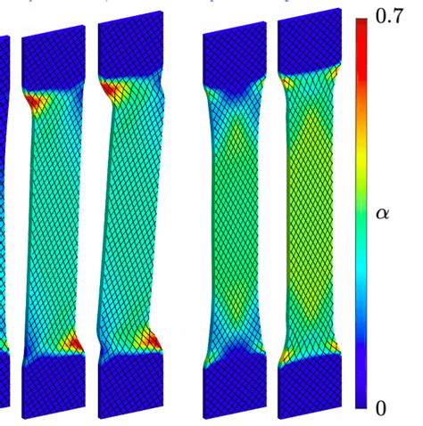 Tensile Test Bidirectional Results Of The Fiber Crack Phase Field