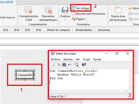 Vba How Do I Hook Into A Button Click Event On A Custom Form Stack Overflow