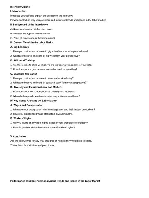 Interview Project Pdf