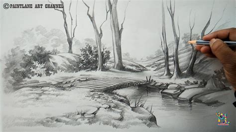 Landscape Simple Sketch At Explore Collection Of