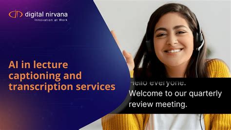 Ai For Lecture Captioning And Transcription Services