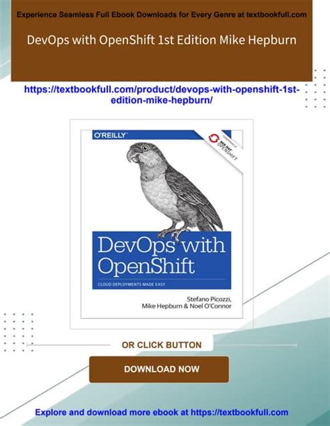 Pdf Devops With Openshift 1st Edition Mike Hepburn Download Pdf
