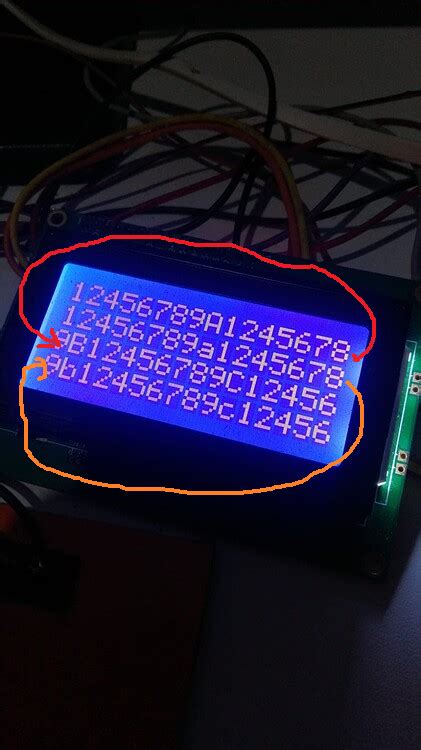 Text Pulled To The Right On The 16x4 I2c Lcd Page 2 Displays Arduino Forum