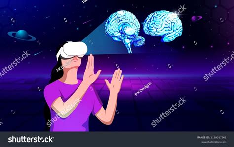 Visualizing Experiencing 3d Model Human Brain Stock Vector Royalty Free 2189387261 Shutterstock