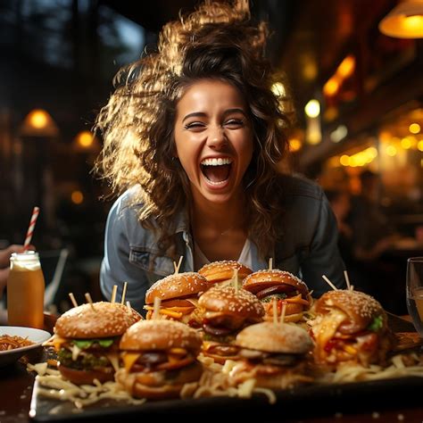 Premium Ai Image Delicious The Famous Burger Experience Ai Generated