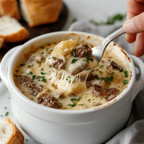 Philly Cheese Steak Soup Recipe Infloin Recipes