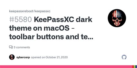Keepassxc Dark Theme On Macos Toolbar Buttons And Text Not Visible