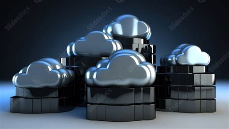 3d Cloud Software Cloud Computing Powerpoint Background For Free