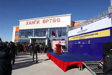 Зүүнбаян Ханги чиглэлийн 226 9 км төмөр зам ашиглалтад орлоо