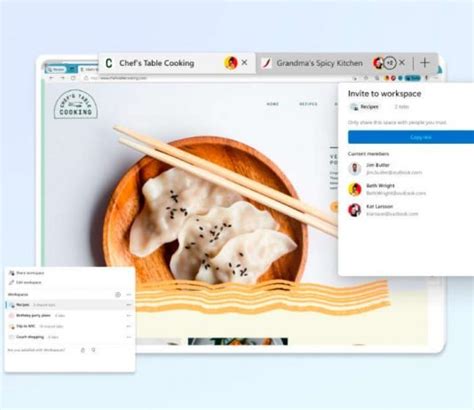 microsoft launches edge workspaces feature for collaborative browsing