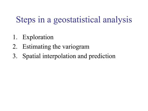 ppt spatial point patterns and geostatistics an introduction