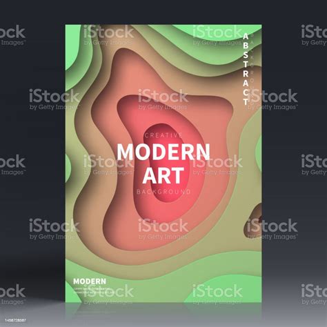 브로셔 템플릿 레이아웃 레드 커버 디자인 비즈니스 연례 보고서 전단지 잡지 3차원 형태에 대한 스톡 벡터 아트 및 기타 이미지 3차원 형태 가리기 곡선 Istock