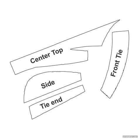 Printable Doo Rag Sewing Pattern Template For Use