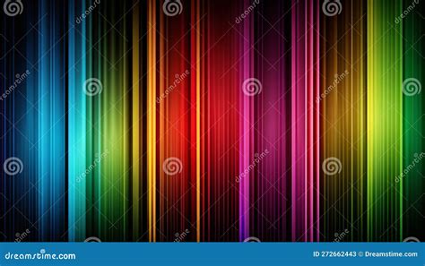 Rainbow Linear Gradient Vertical Background Stock Illustration