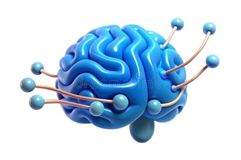 3d Ai Powered Brainwave Vector Concept As A Clean Abstract Of Glowing