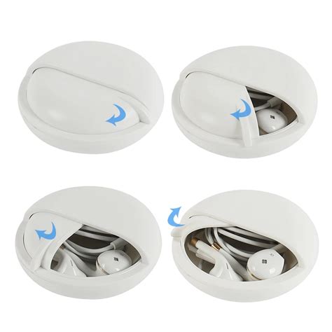 Проводная коробка для наушников органайзер кабель для передачи данных чехол для хранения