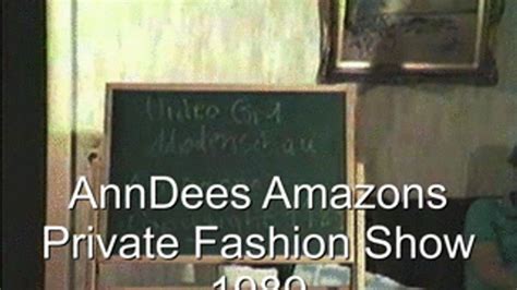 Private Fashion Show Uncutted Mp Movie Anndees Amazons Clips Sale Com