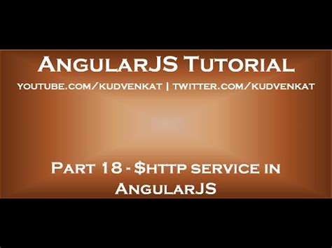Service In AngularJS YouTube