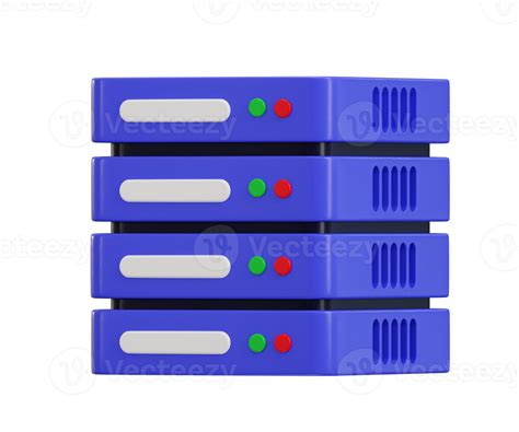 Data Center Server 3d Icon Server Data Web Hosting Cloud Storage Icon 3d Render 49890217 Png