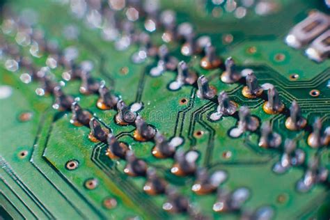 Circuit Board Electronic Computer Hardware Technology Background Stock Image Image Of Blue