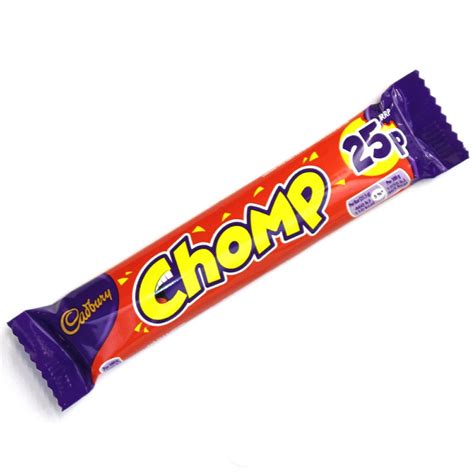 Cadburys Chomp 6 Bars Cadburys Sweets From The Uk Retro Sweet Shop