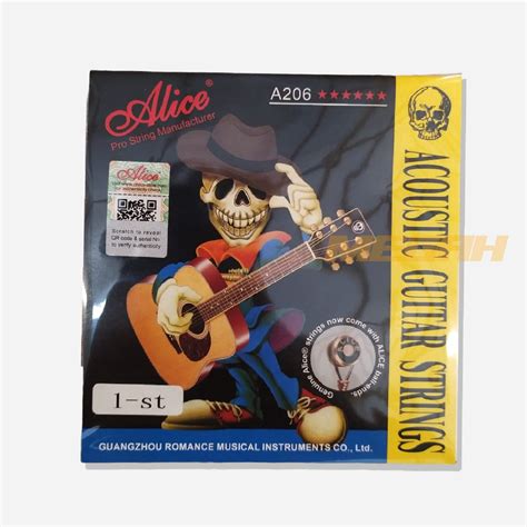 Senar Alice Gitar A206 Akustik No 1 4 Megah Sport