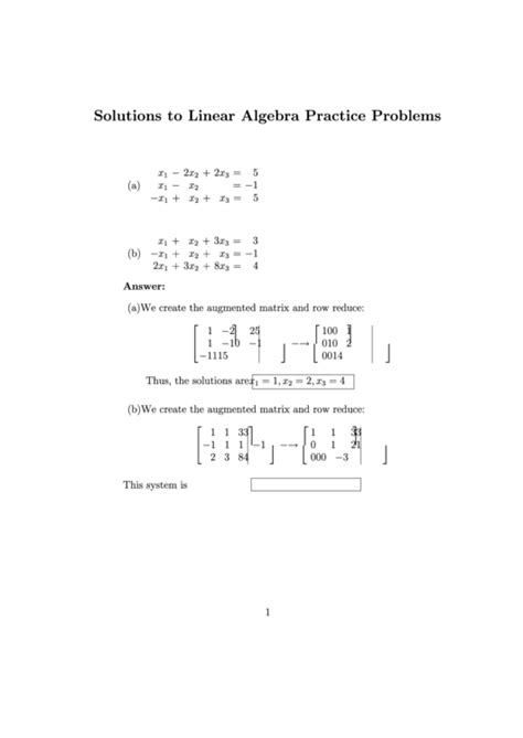 Top 5 Linear Algebra Cheat Sheets Free To Download In Pdf Format