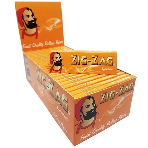 Zig Zag Liquorice Papirici Za Motanje 50