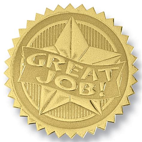 Great Job Certificate