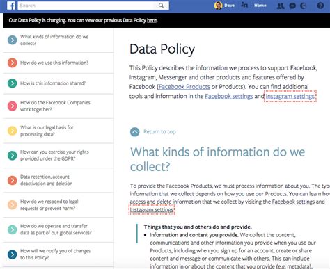 Gdpr Example Privacy Policies And Consent Forms Smart Insights