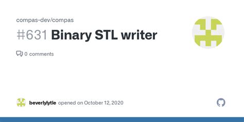 binary stl writer · issue 631 · compas dev compas · github