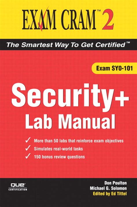 Security Exam Cram 2 Lab Manual Pearson It Certification