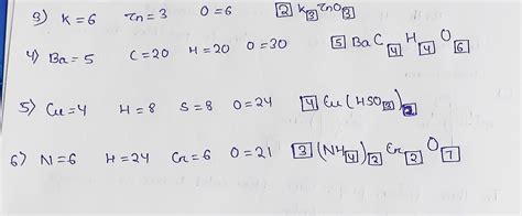 Solved Fill In The Boxes For The Coefficient And Subscripts To Make