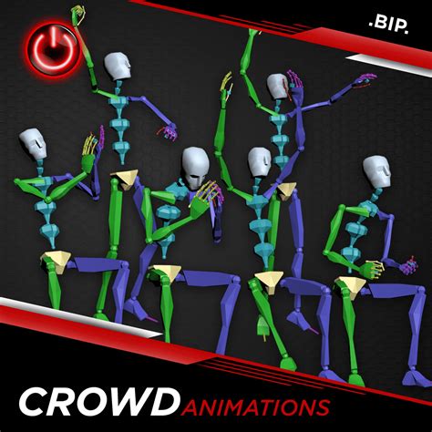 bip 3d character animation packs for 3ds max mocap online