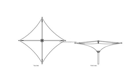 Tensile Canopy Free Cad Drawings