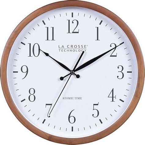 Best La Crosse Technology Wood Atomic Analog Clocks Top Clockscom