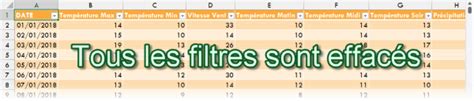 Remove All Filters In Excel