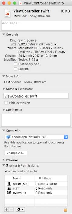 Filemanager Class Tutorial For Macos Getting Started With The File